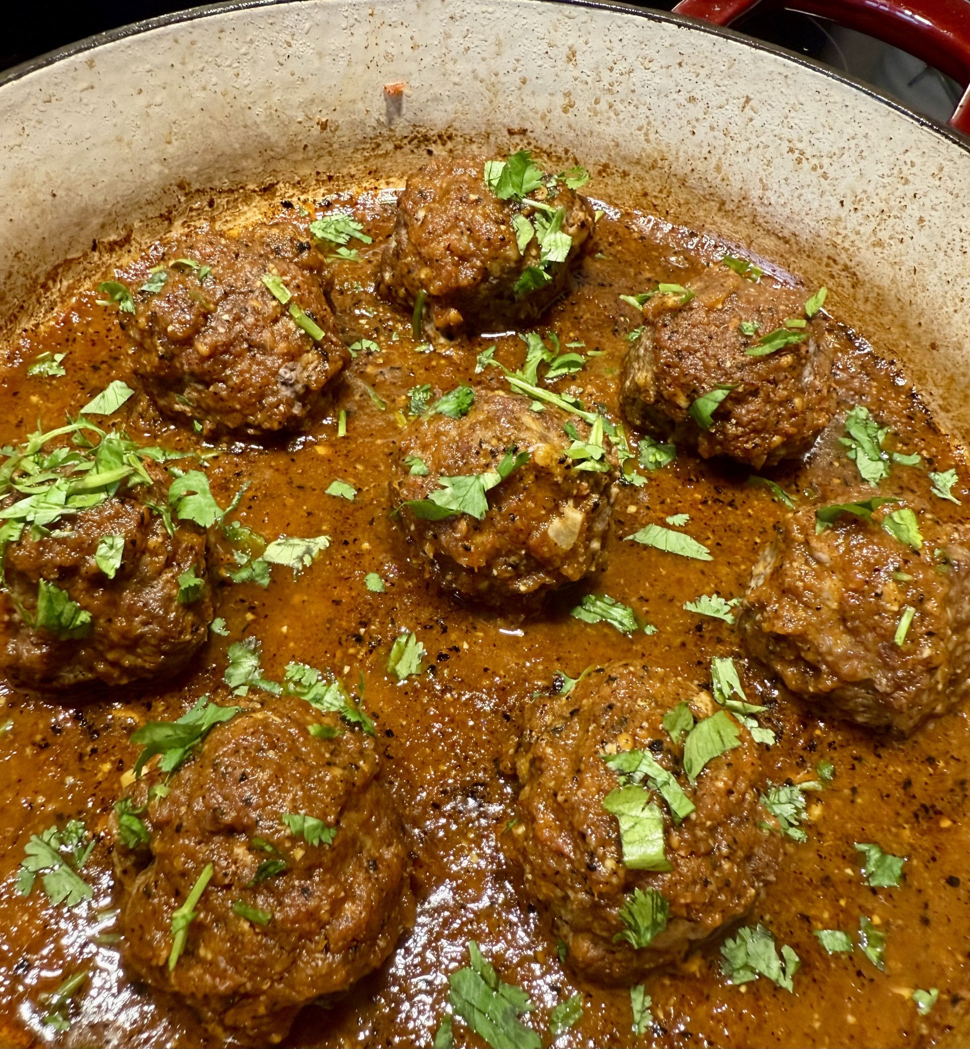 Delicious Mexican Moose Meatballs in Smoky Chipotle Sauce